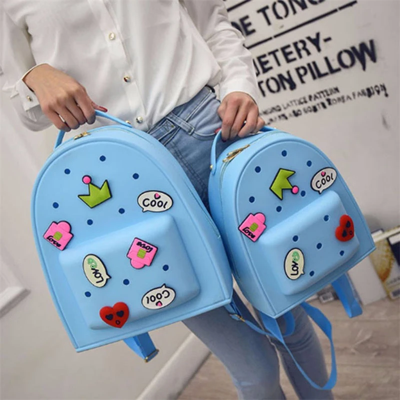 2024 Summer Fashion Mini School Backpack for Girls Waterproof Silicone ...