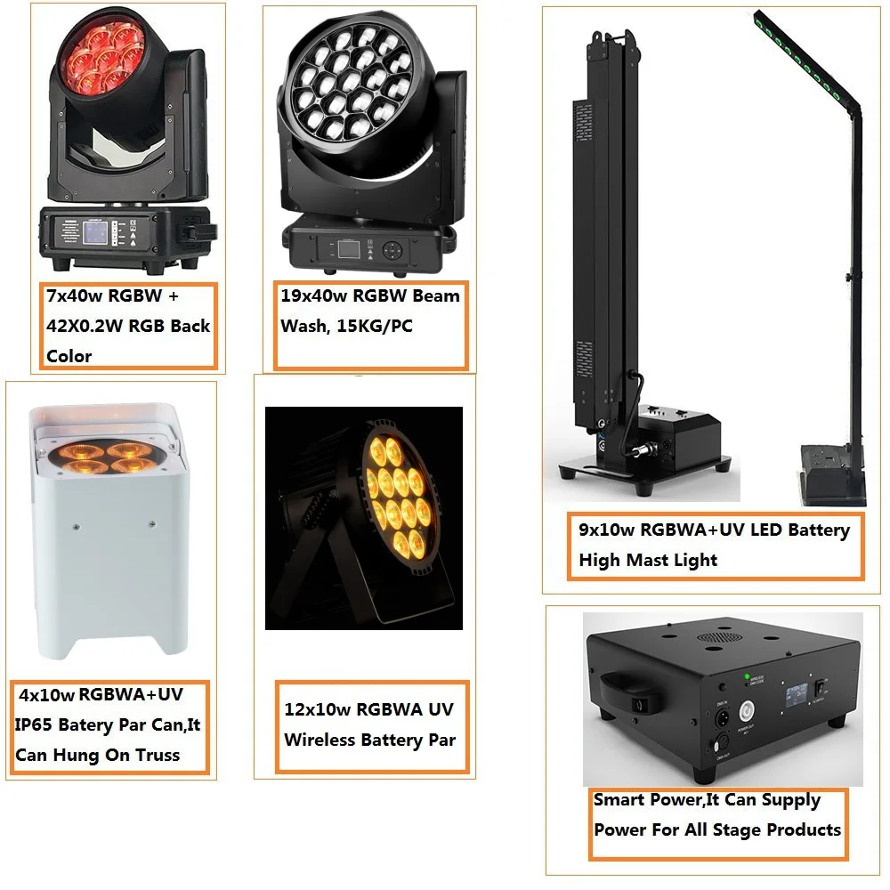 Outdoor Dj Event Rgbw Led Bars Stage Lights Waterproof Moving Head Pixel Wash 10x60w Zoom Batten ...