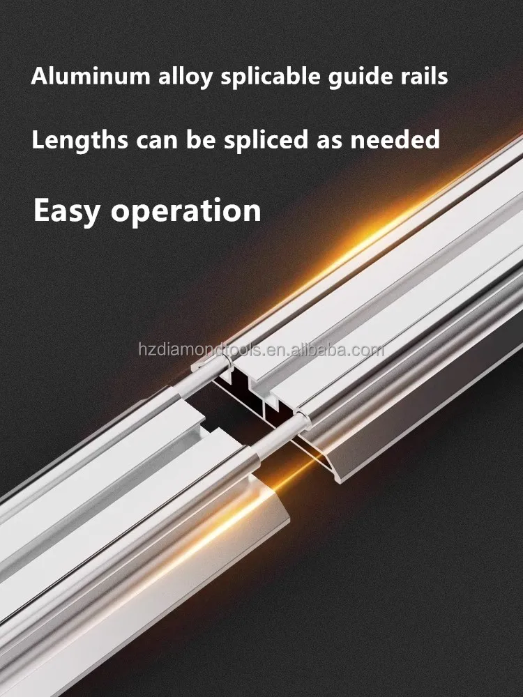 2m Guide Rails Manual Tile Cutter - Precision and Portability