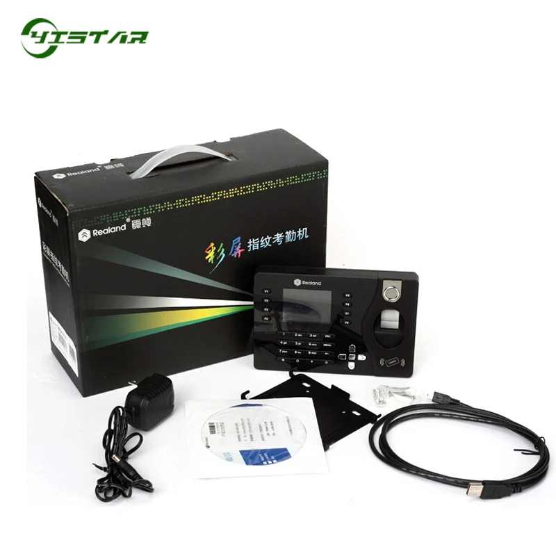 Realand Fingerprint Time Attendance Time Clock With Rfid Card Reader A ...