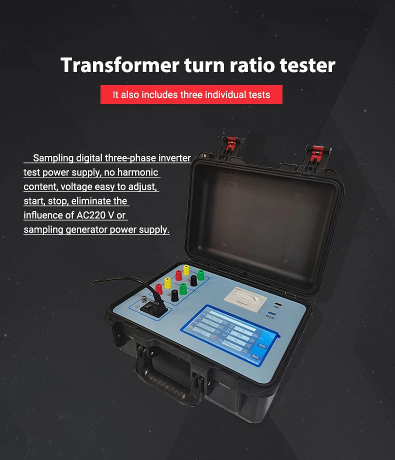 Push Electrical 3 Phase Single Phase Smart Transformer Ttr Turns Ratio ...