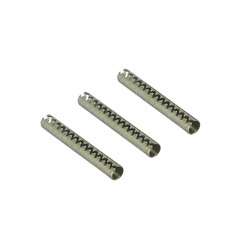 China Stainless Steel Serrated Connex Open Slotted Tooth Spring Pins