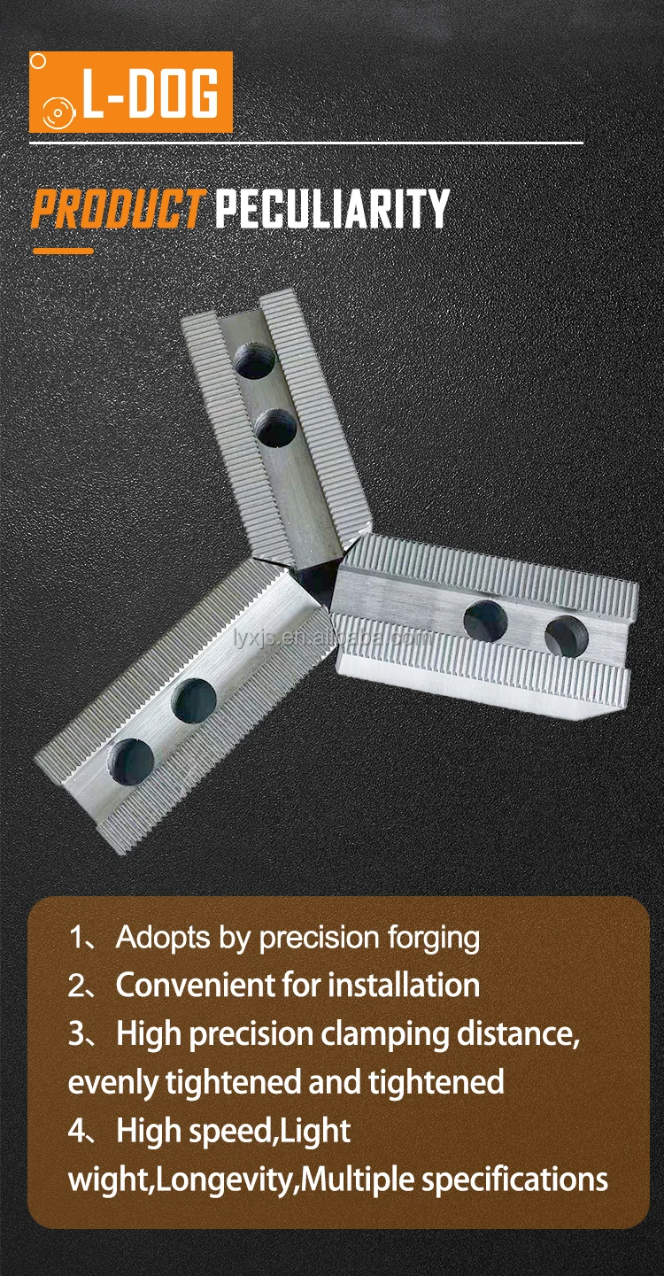 Custom Soft Jaws Taller Type Cnc Lathe Machine Hydraulic Chuck Height ...