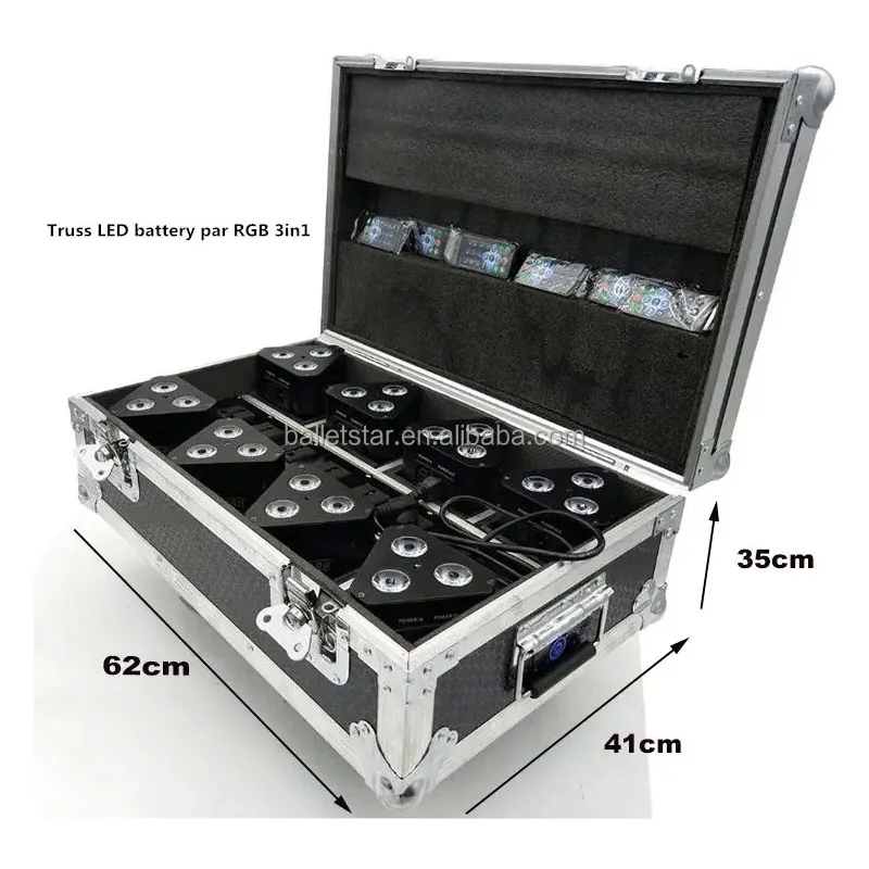 Led Dmx512 Wireless Battery Powered Truss Light 3x8w Rgbw 4in1 - Buy Led Par Light Patty ...