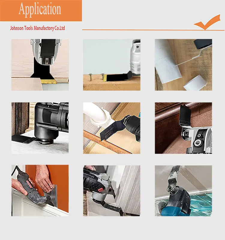 45mm Titanium Bim Teeth Oscillating Cutting Saw Blades For Wood Plastic ...