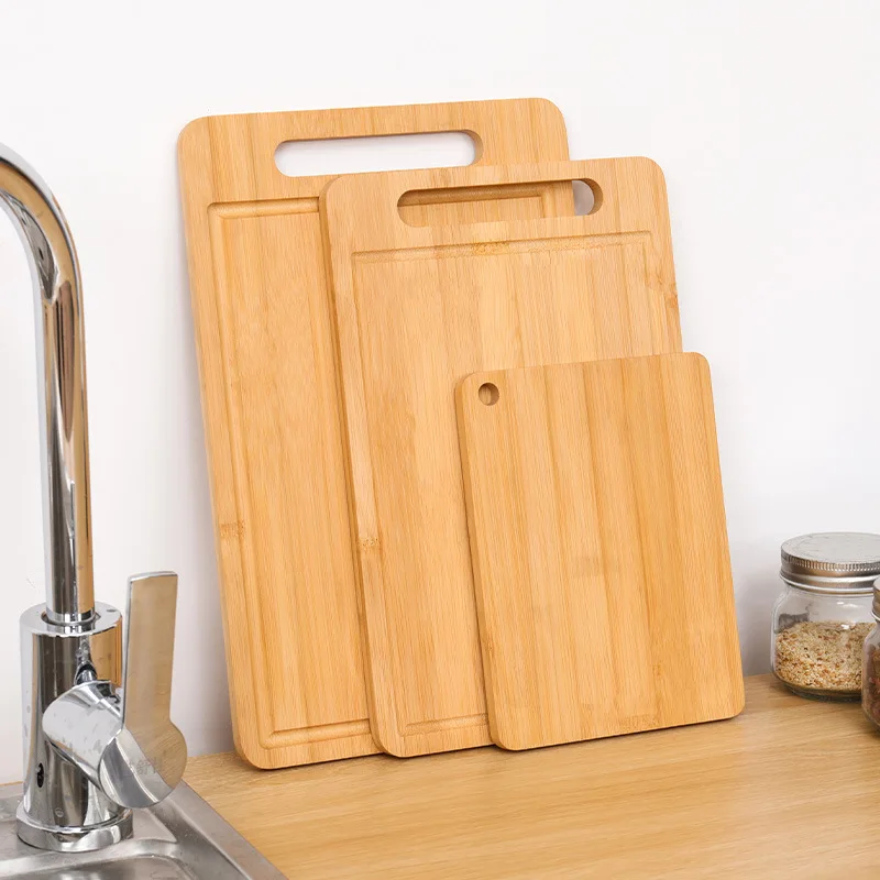 Chopping Board Serving Tray Bamboo Cutting Board With Handle for ...