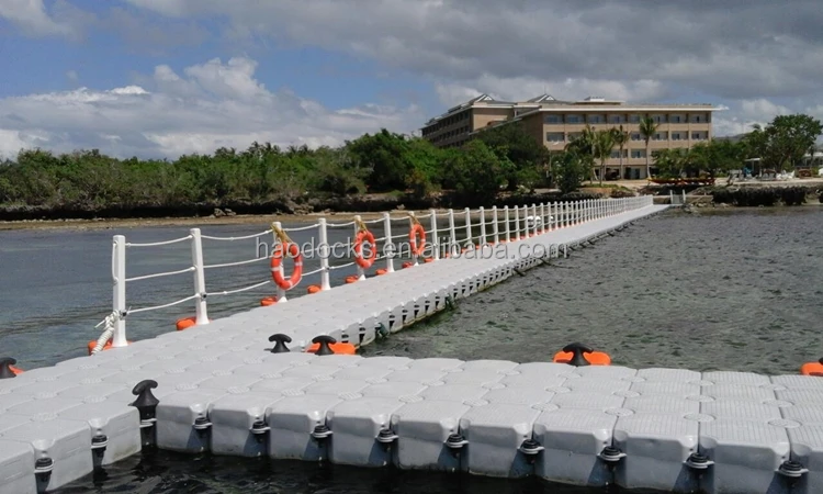 HDPE Modular Barge - Floating Dock Blocks with Motors