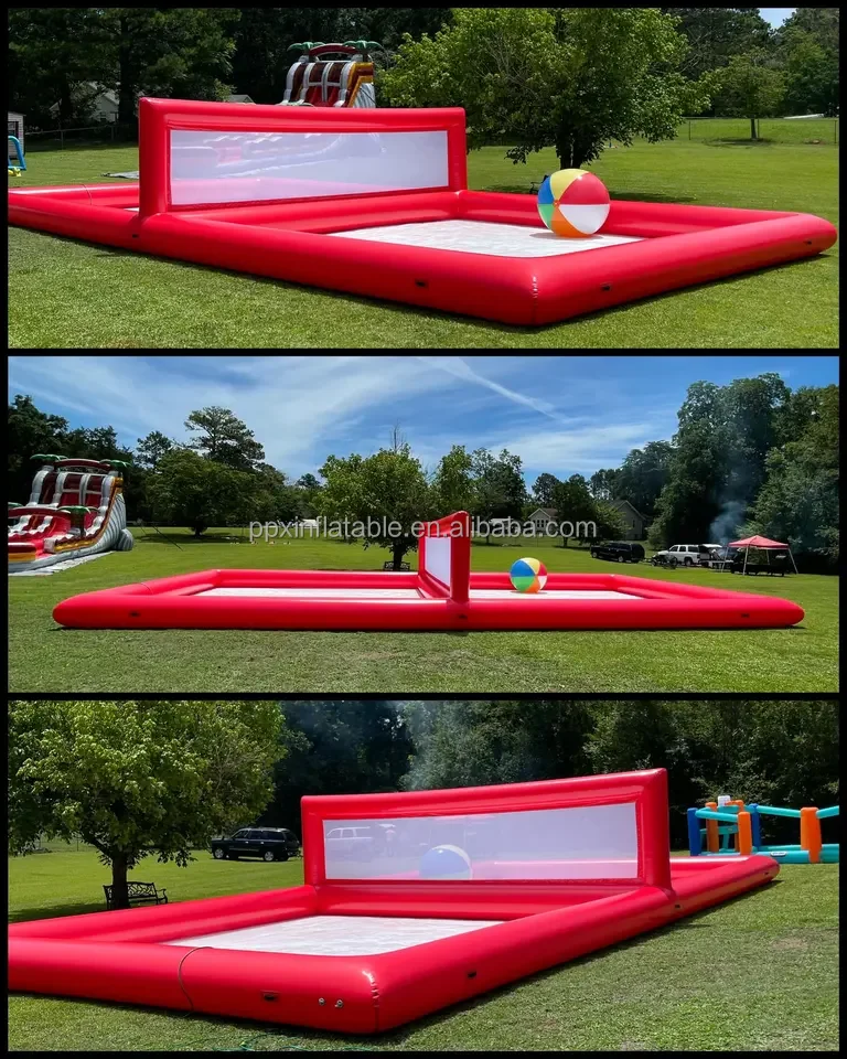 Large Inflatable Volleyball Court for Outdoor Bossaball Game - OEM