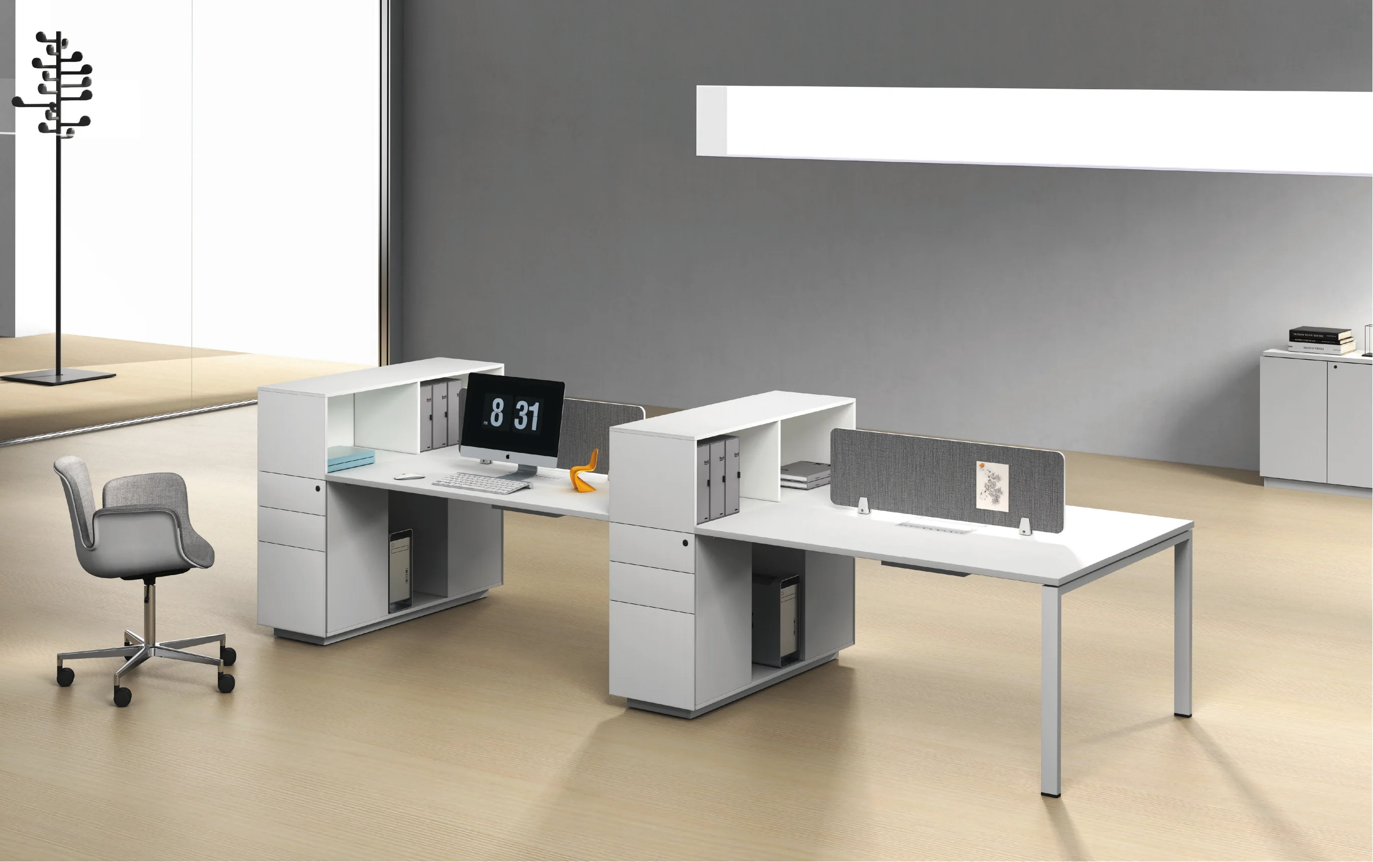 Modern Luxury Staff Workstation Office Desk Screen Partition Office ...