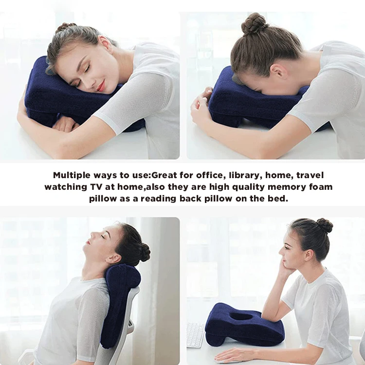 Custom Multi-function Neck Pillow Siesta Pillow Office Sleeping Nap Relief Fatigue Slow Rebound ...