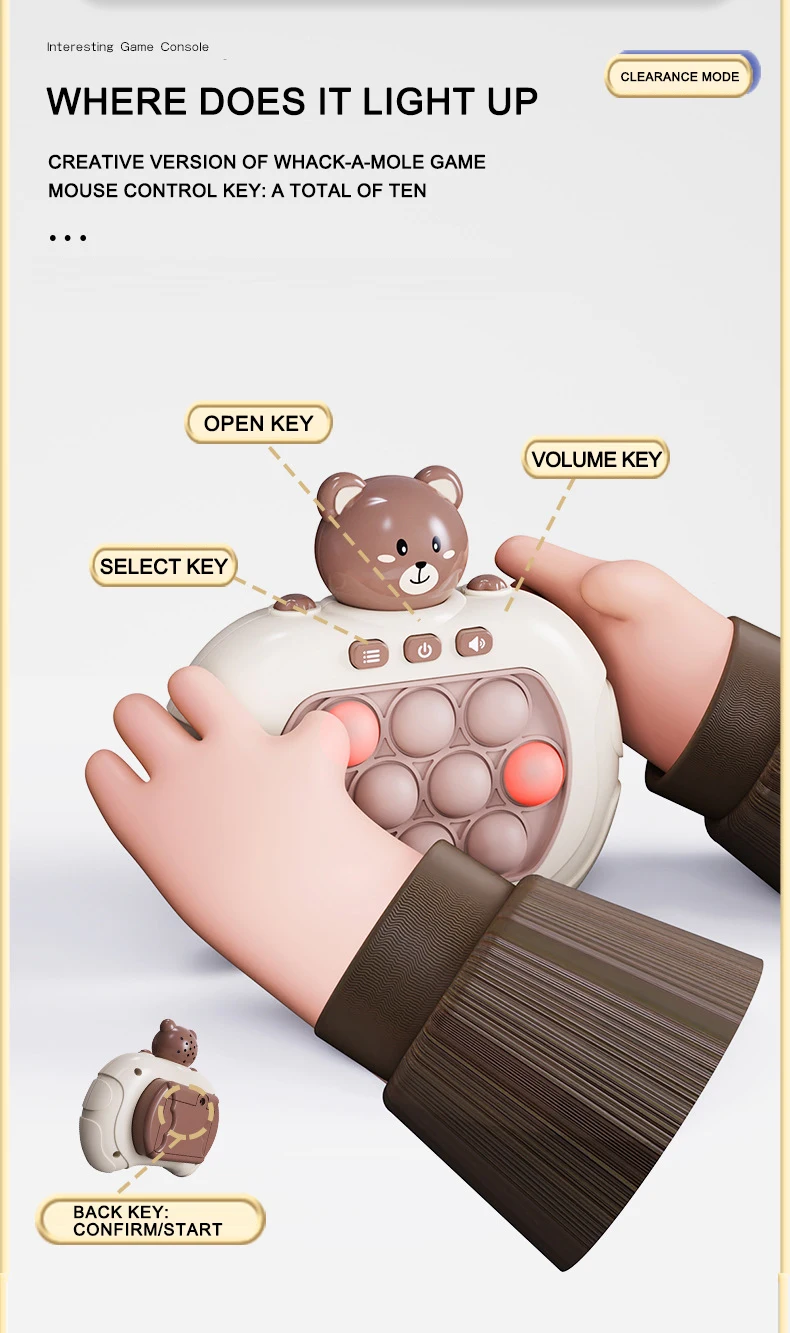 2023 Hot Sale Quick Push Machine Puzzle Quick Push Game Toy Console ...