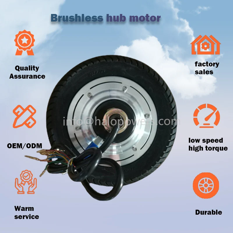 Halopower Brushless Gear Hub Motor - 180w-500w for Wheelchairs