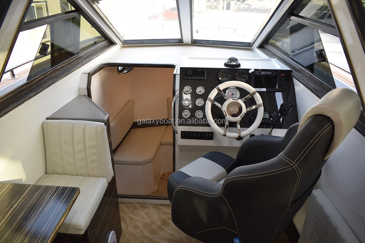 33ft 10m Fiber Glass Sport Yacht Cabin Cruiser Speed Fishing Boat for ...