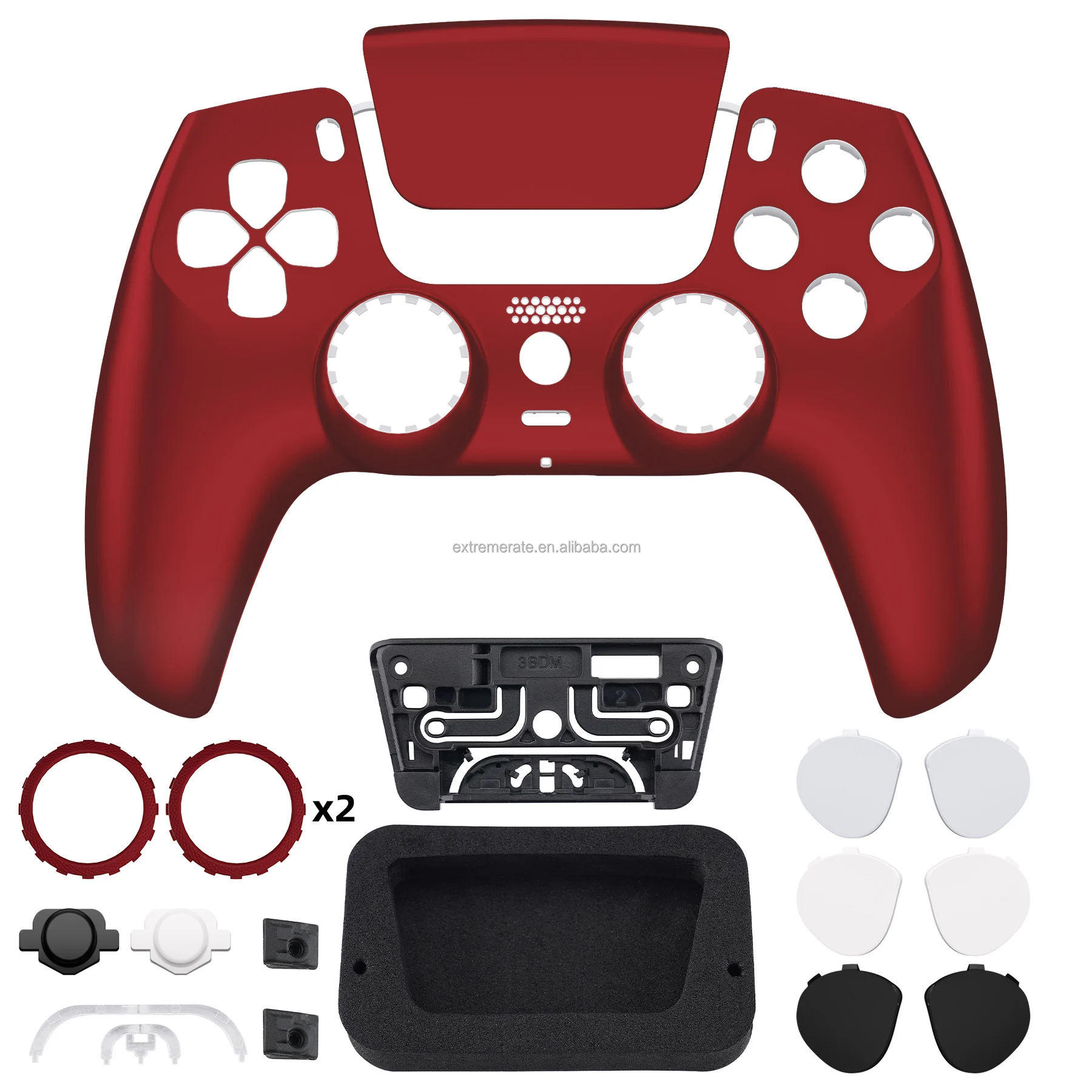 Extremerate Luna Redesigned Soft Touch Custom Shell Kits Replacement For Ps5 Controller - Buy ...