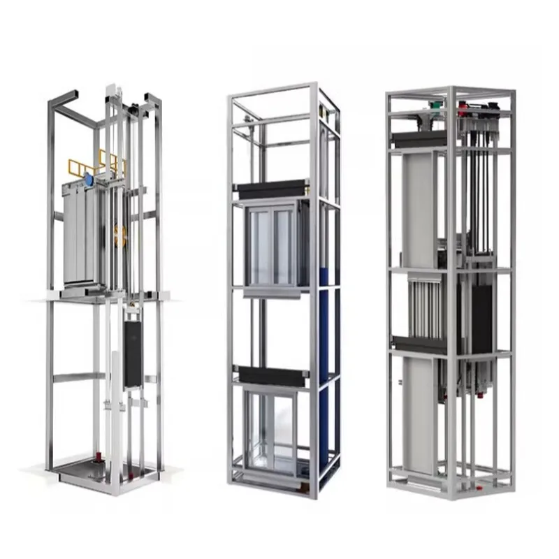 Small indoor hydraulic traction elevator for household use Duplex villa ...