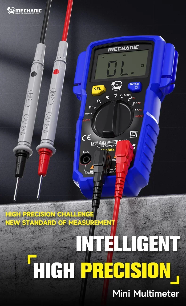 MECHANIC Mini MX Multimeter - Precision & Smart Safety