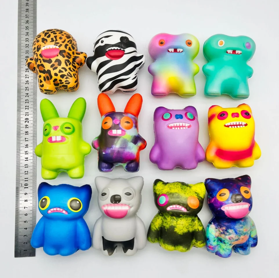 2025 New Je Squeeze Ugly Cute Tooth Monster Slow Rising Squishy Fidget ...