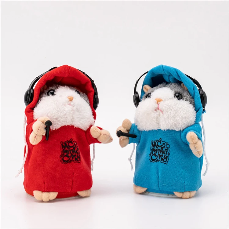 Cute Talking Hamster Plush Toy with Voice Recording & OEM