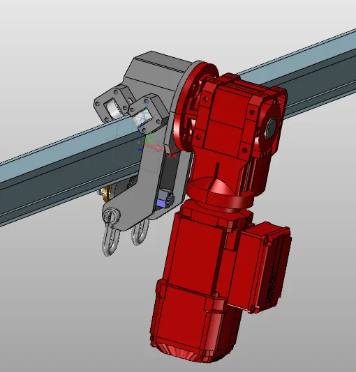 Manual Trolley for Horizontal Movement of Self Power Cradle on Facade ...
