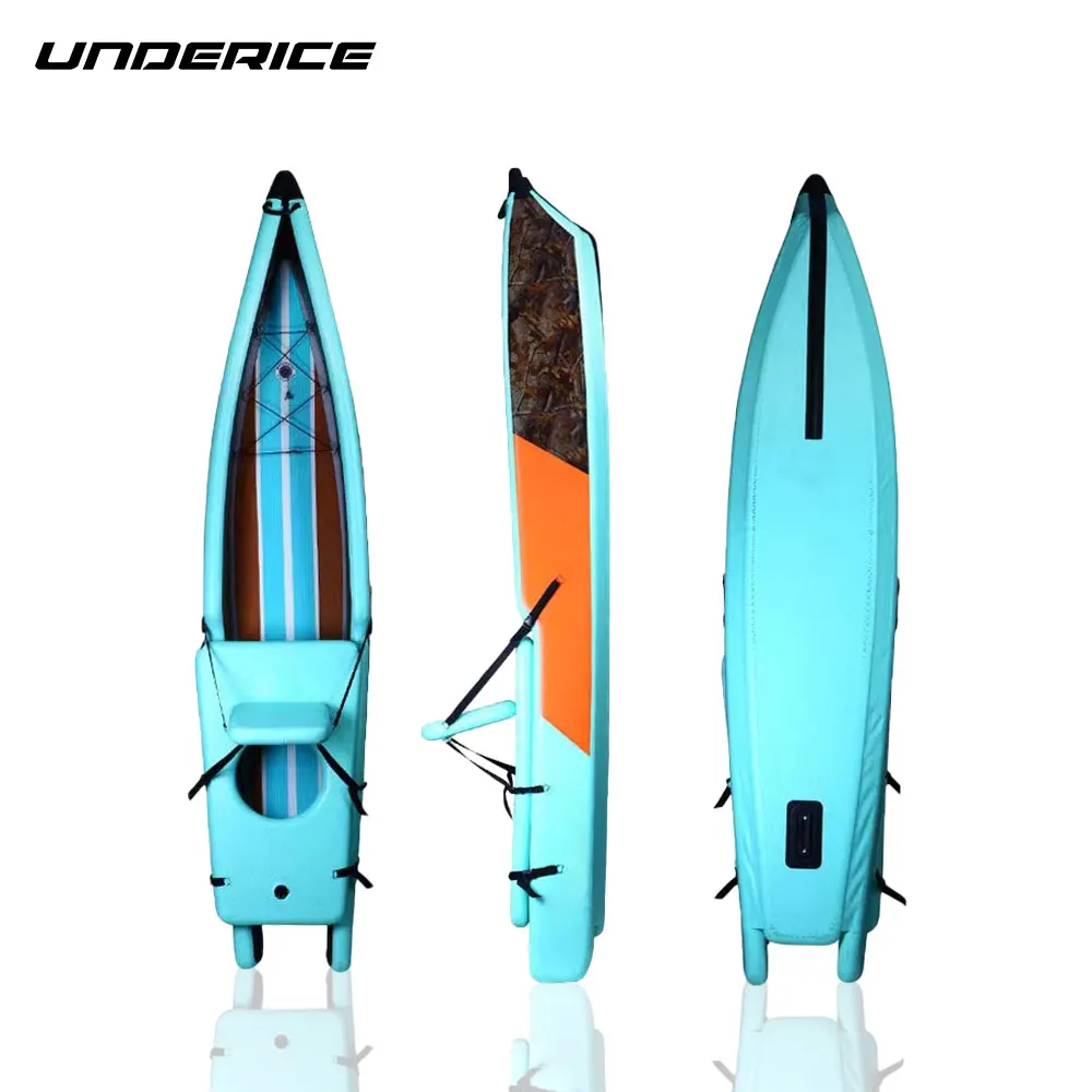 Custom Latest Design Inflatable Drop Stitch Fishing Kayak Double Layer ...