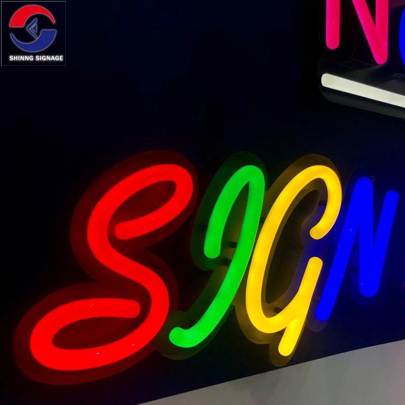Shining Sign Custom Neon Sign 360' Multi-Layer Acrylic Neon Sign ...