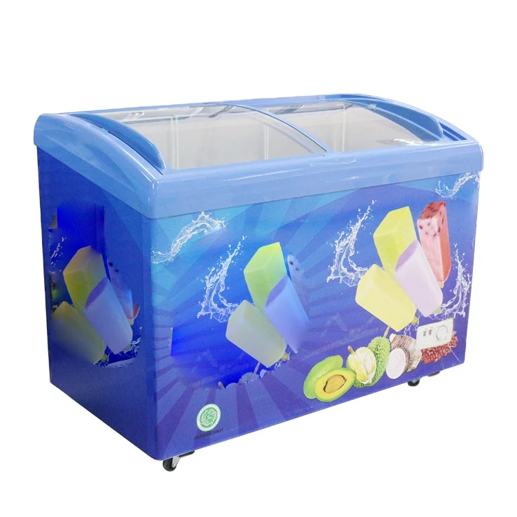 Sd-358y Deep Ice Cream Open Top Refrigerator Single-temp Form Top Door ...