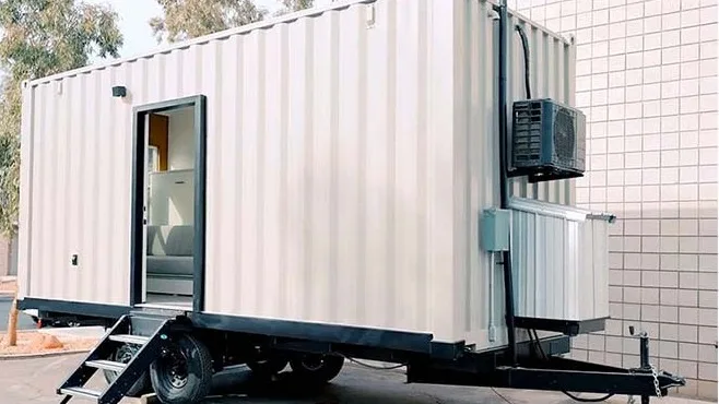 20ft Tiny Shipping Container Home On Wheels - Buy Tiny House On Wheels ...