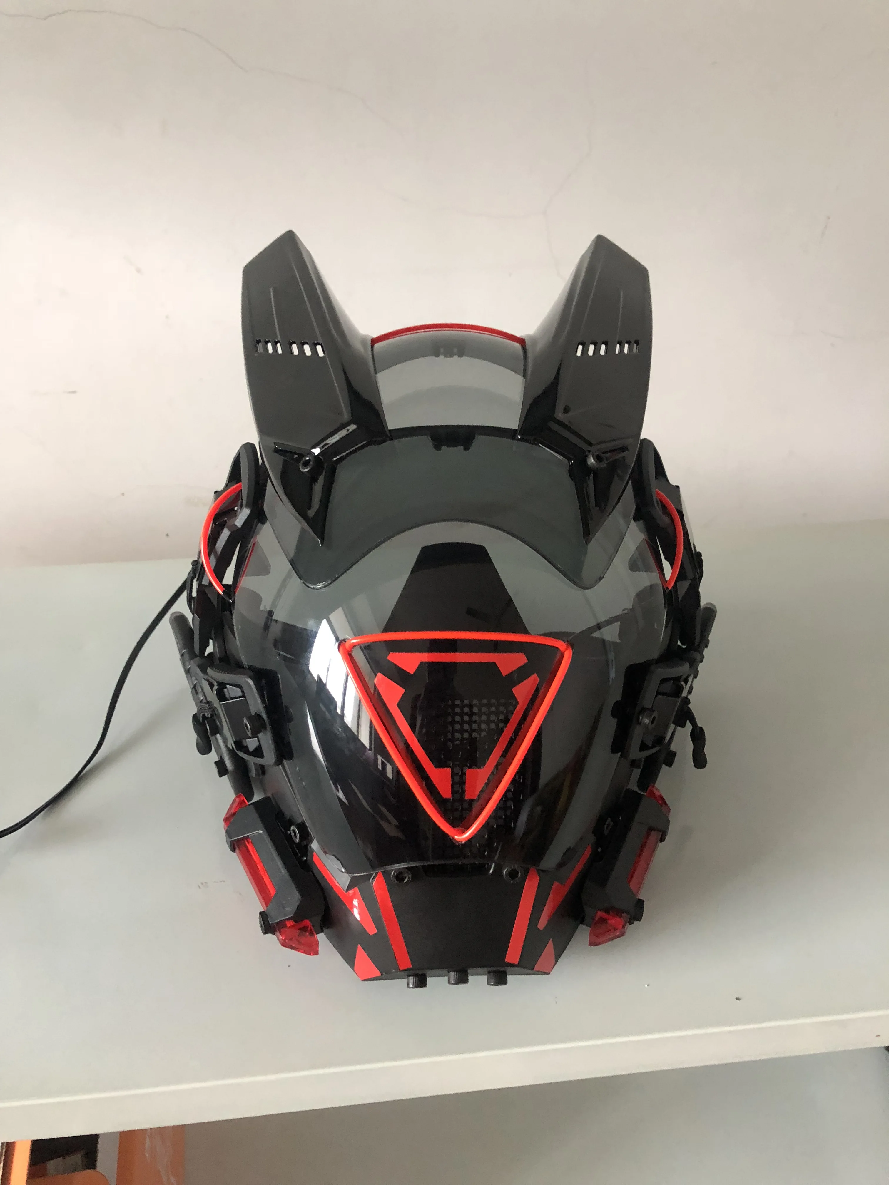 Cyberpunk Mask For Men Futuristic Punk Techwear,With Braids Mask ...