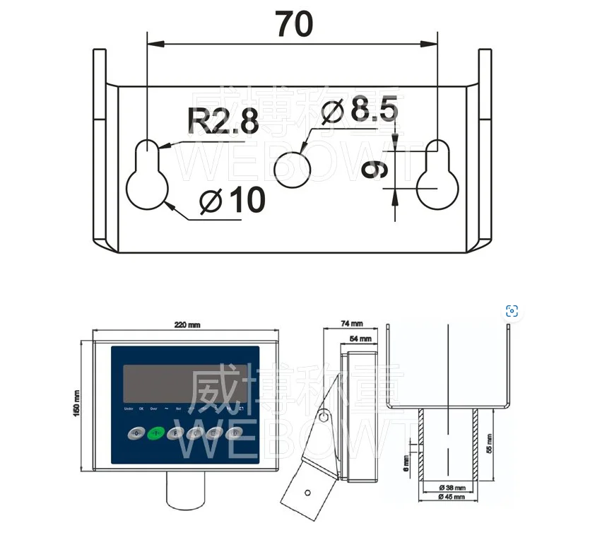 ID226 Electronic Platform Scale - Precision Weighing Instrument