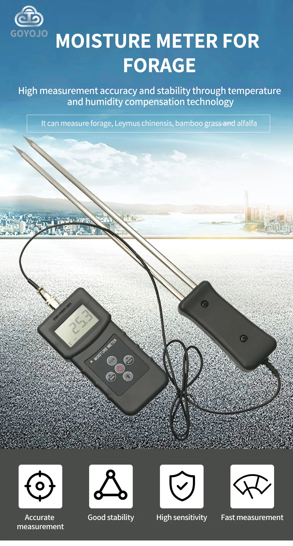 Moisture Analyzer Forage Moisture Tester,Moisture Detection - Buy ...