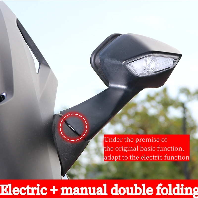 Upgrade Your Motorcycle with Modudu's Electric Folding Mirror Kit