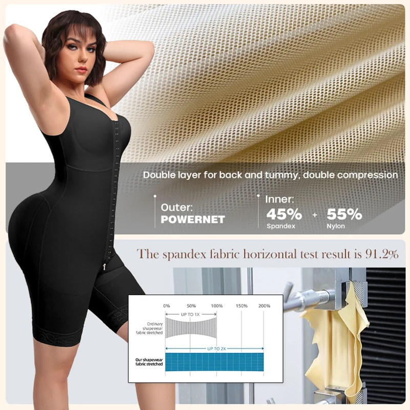 Post Surgery Shapewear Bodysuit - Firm Compression Support