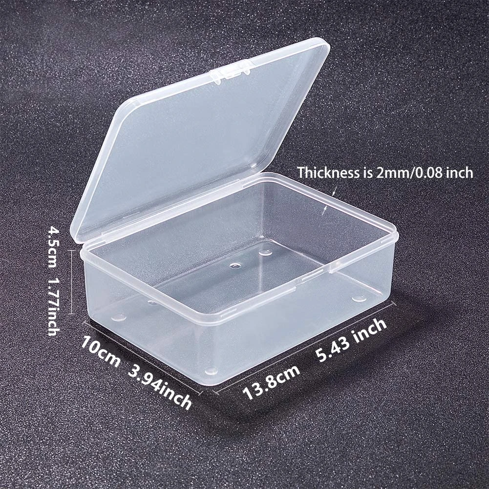 Wholesale Custom Packaging Clear Transparent PP Plastic Storage Hinged ...