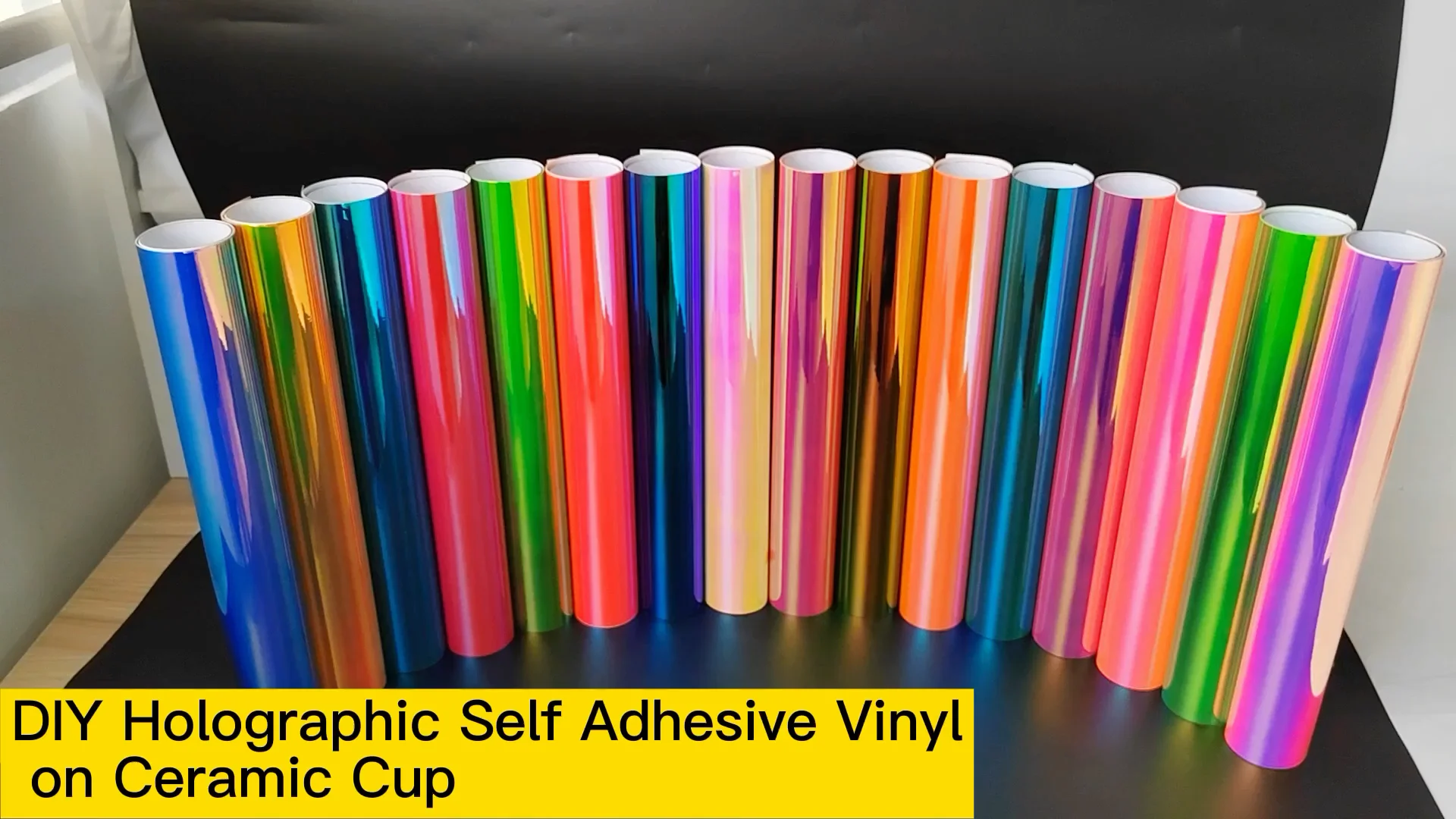 Wholesale 12inch X 4ft Easyweed Cutting Holographic Permanent Pvc Self ...