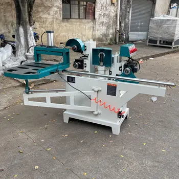 Mj105 Five Saw Blade Tenon Cutting Machine Double Guide Rail Square ...