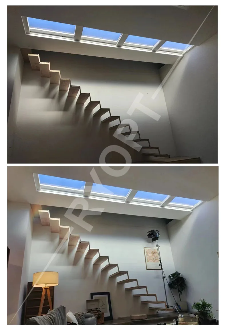 Artificial Sunlight Circadian Rhythm Ceiling Window Blue Sky Led Panel ...