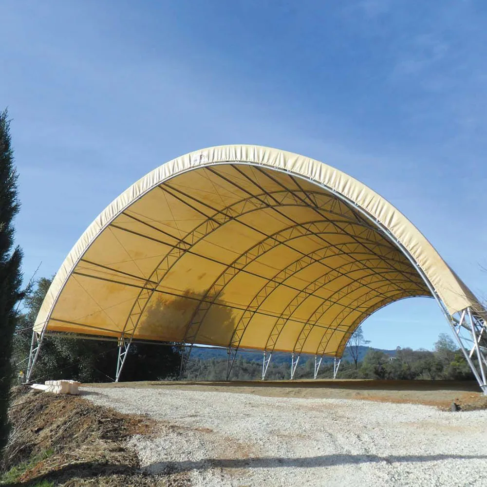 Steel Structure Glamping Dome Tent for Poultry Shelter
