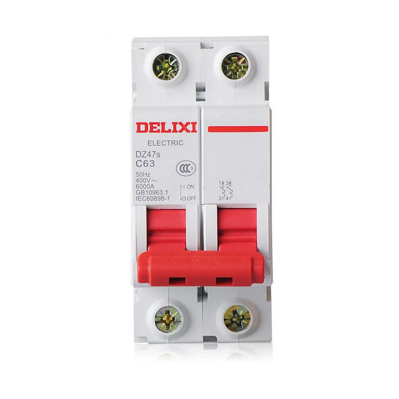 DELIXI DZ47S MCB 63 Amp - Reliable Building Circuit Protection