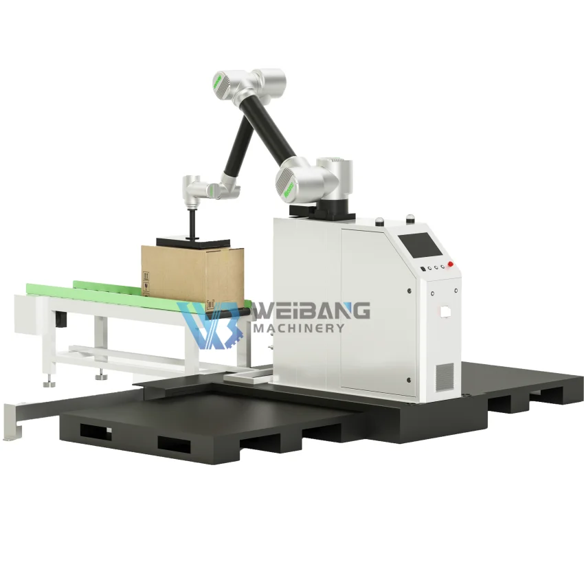Wb-mdj Automatic Robotic Palletizing Machine Carton Case Box Bag Automatic Cobot Palletizer ...