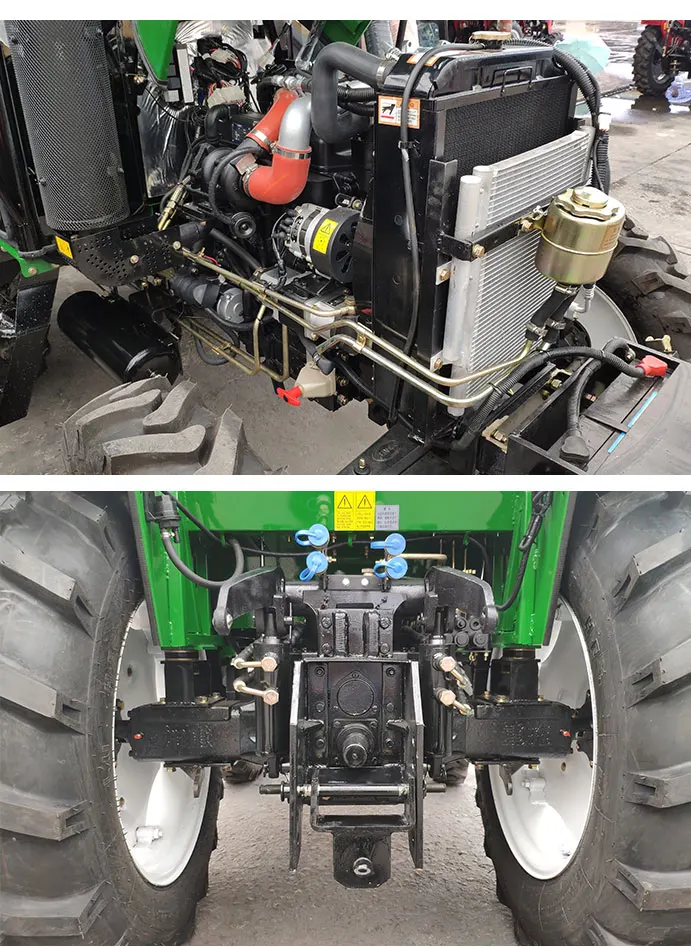 55hp China 4wd Mini China Cheap Farm 4x4 Mini Tractor Compact Tractor ...