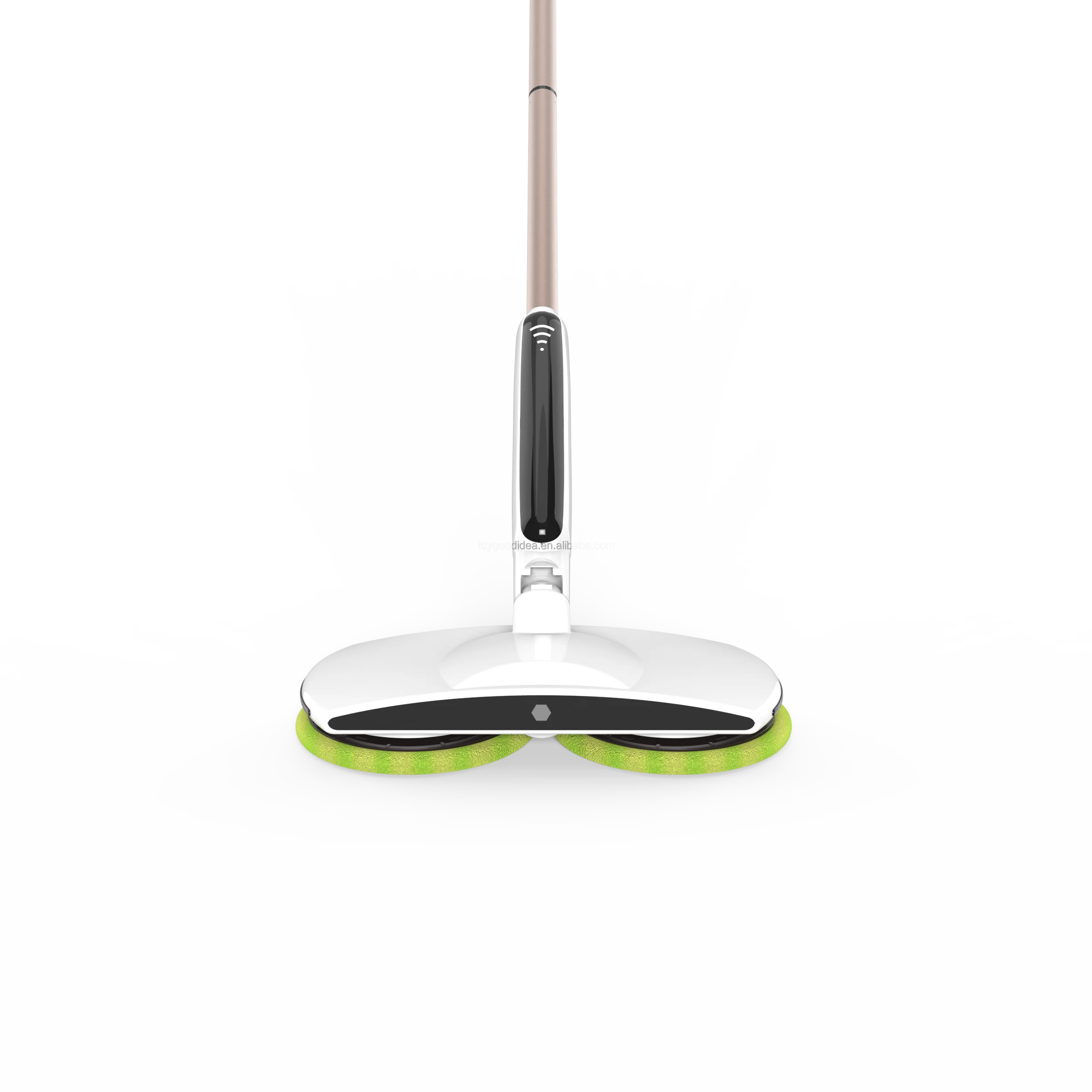 Electric Mop with Motorized Dual Spin Mopheads, Battery Display, LED ...