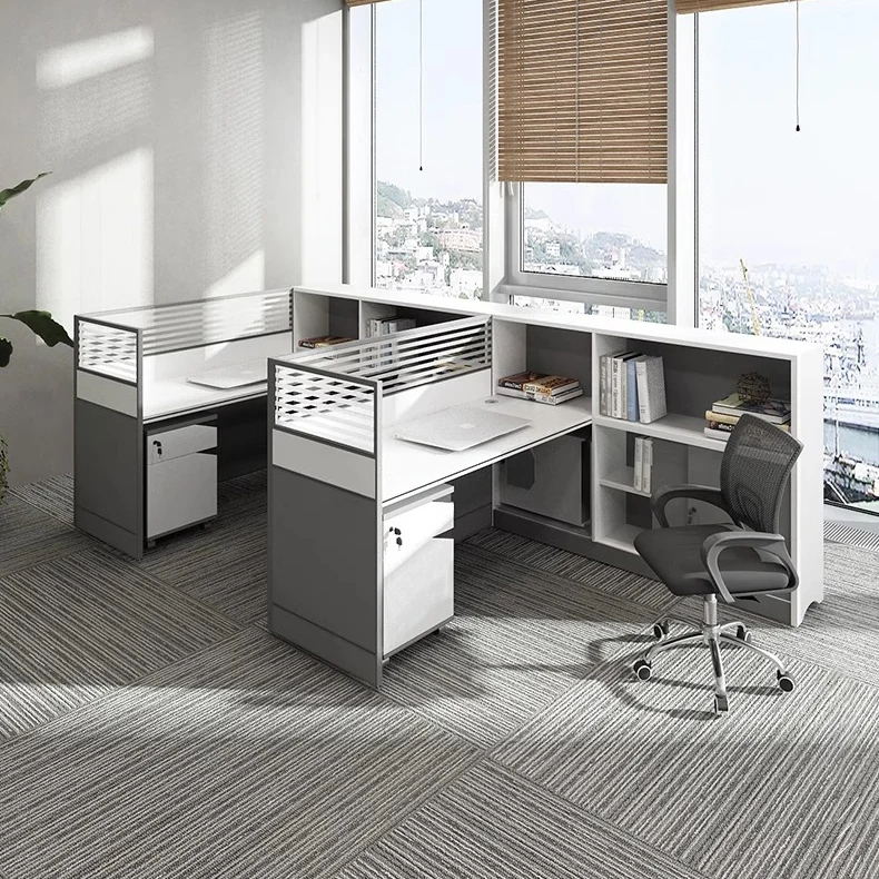 Single Person Office Desk Staff Table For Office 4 6 8 10 Person Office ...