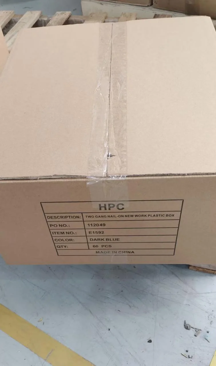 Blue 4 Inch Round PVC Ceiling Box for Apartment Remodel Select Old Work ...