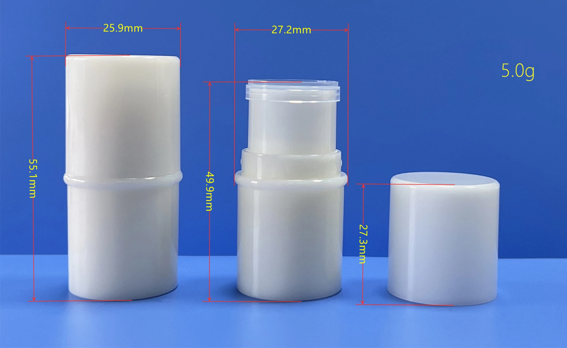 5g Empty Blush Stick Lip Balm Packaging Lipstick Tube Contour Stick Lip ...