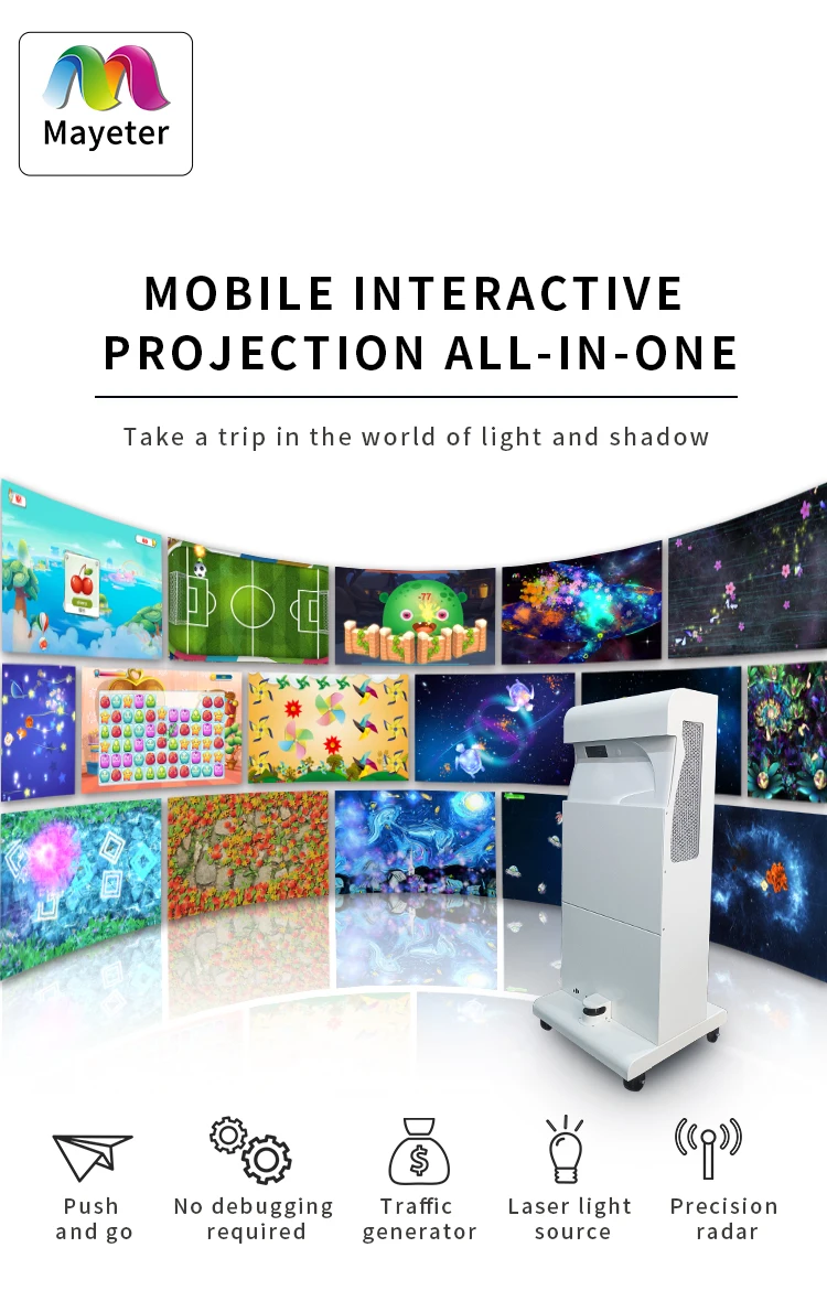 Interactive Floor Projector - Fun for Kids & Education