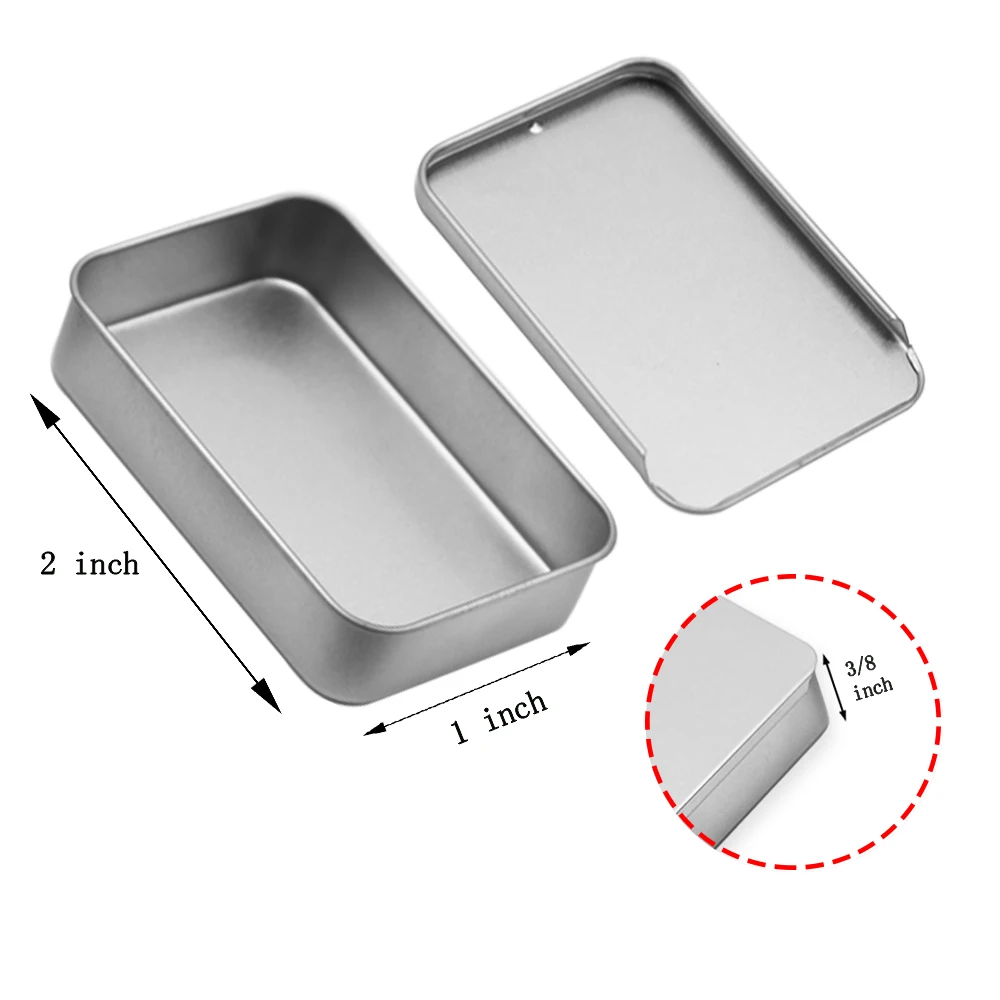 Custom Metal Tin Boxes with Sliding LIDS for Gum Packaging
