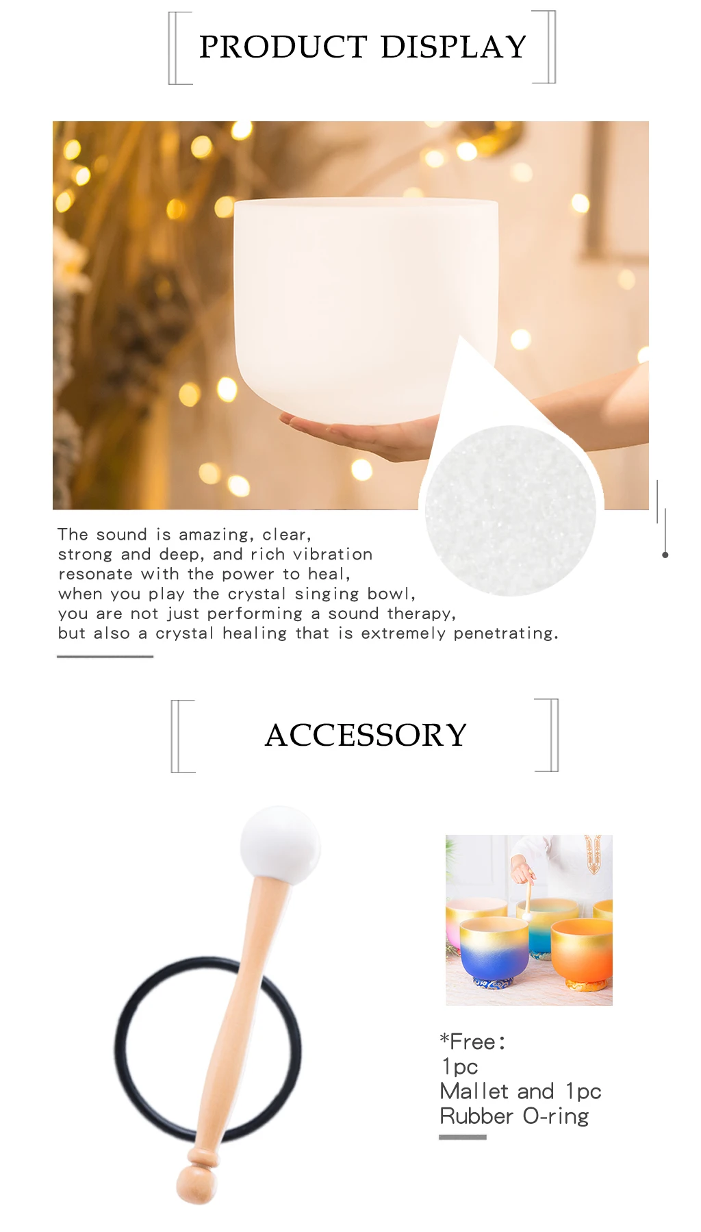 6-12inch Chakra Design Healing Milky Quartz Crucible Singing Bowl for ...