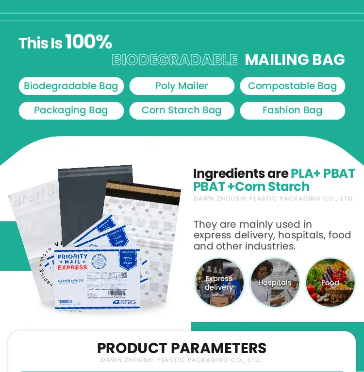 Cheap Price Biodegradable Colorful Mailer Bags Plastic Pe Courier Bags ...