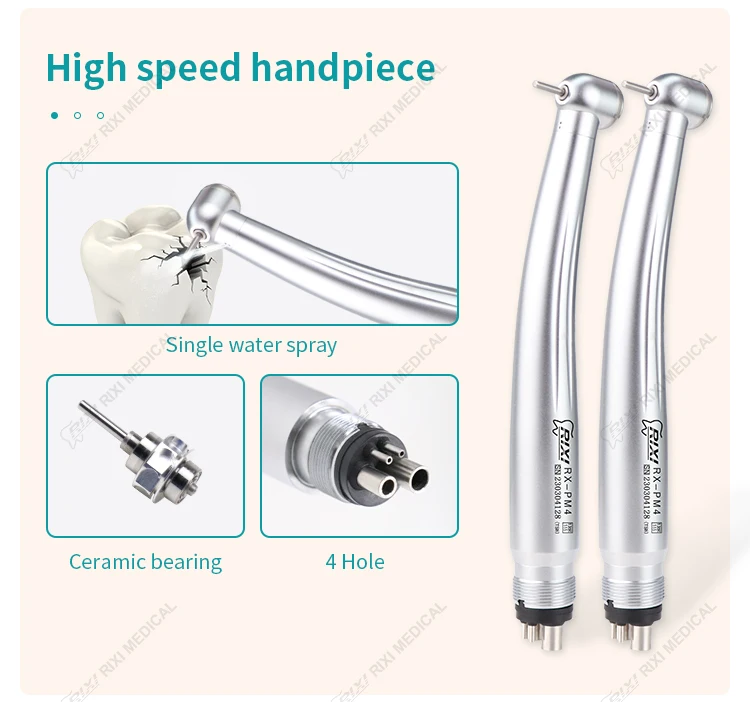 Dental Handpiece High Speed Low Speed Lab Tube Surgical Turbine Dental ...