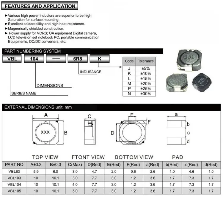 High Current Toroidal Coil Rod Choke 471 - 470uh Inductor